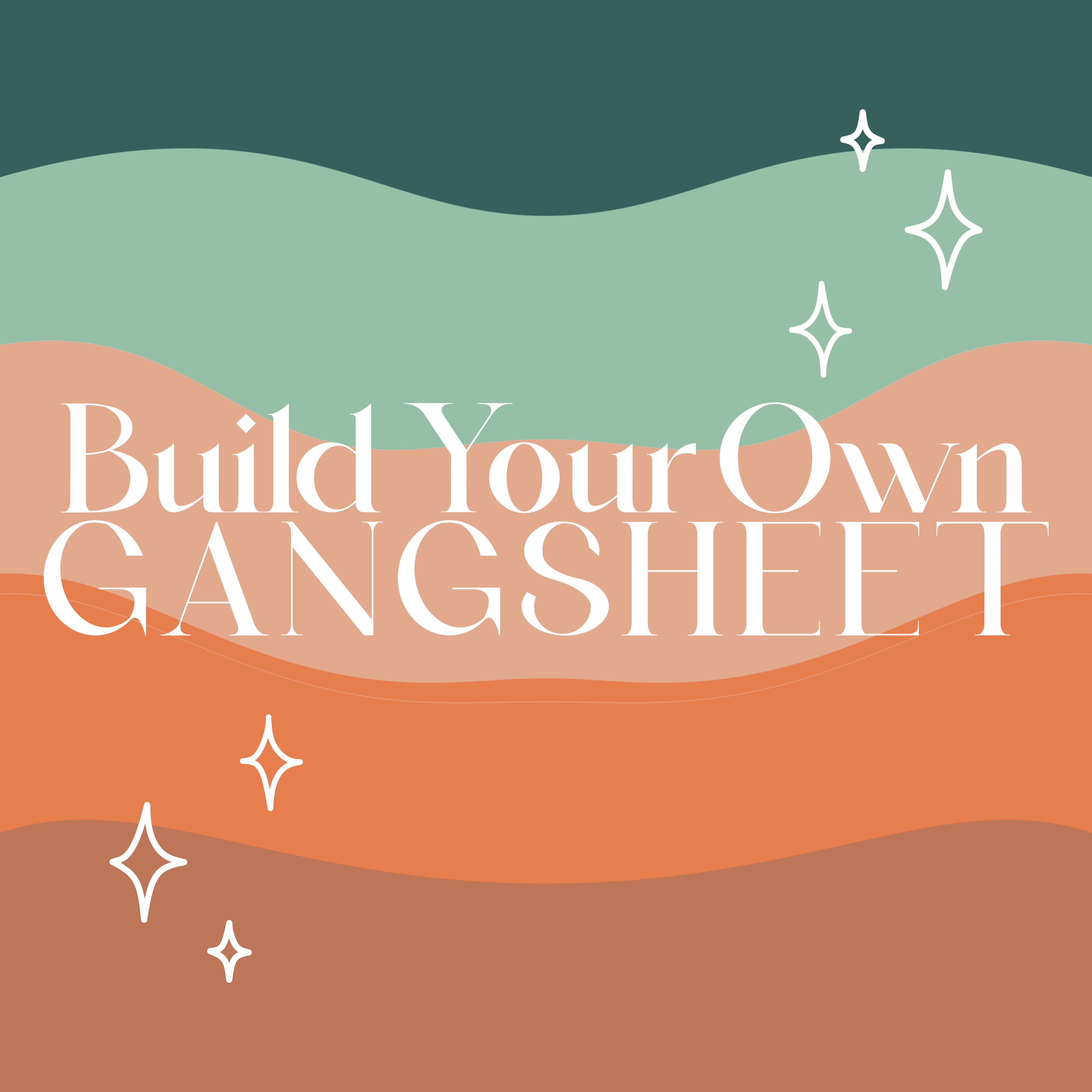 BUILD YOUR OWN GANG SHEET – TRT Transfers & Things